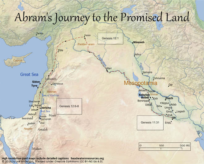 The Journey and Events of Abraham - Bible Portal